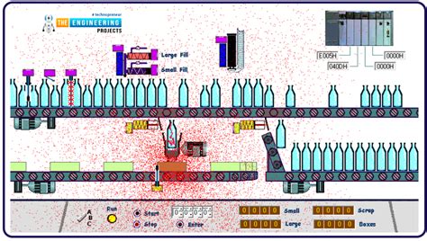 Bottle Line Scraping Management System Using PLC Ladder Logic The