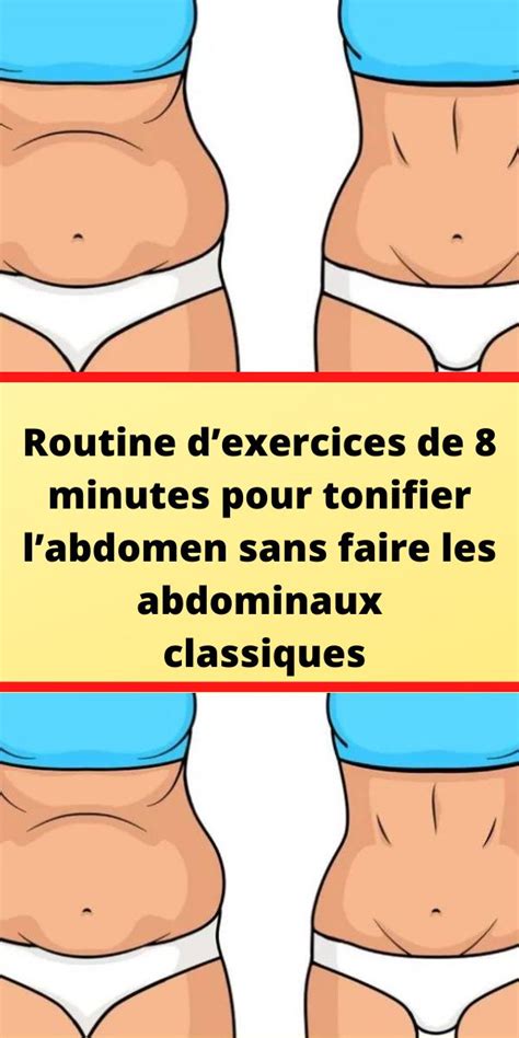 Routine Dexercices De Minutes Pour Tonifier Labdomen Sans Faire Les
