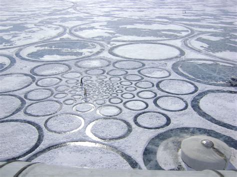 Wallpaper Nature Landscape Winter Snow Frozen Lake Circle Lake