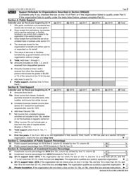 IRS Form 990 990 EZ Schedule A 2019 Fill Out Sign Online And