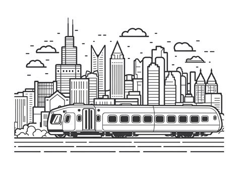 Chicago Coloring Pages Top 16 Free Printable Designs