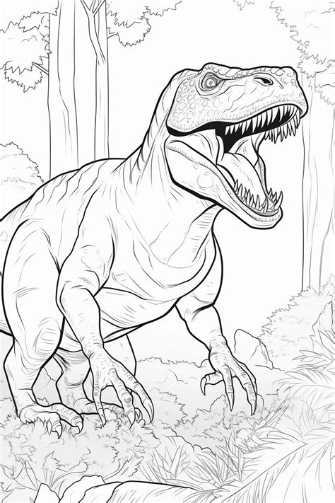 Free Jurassic World Coloring Pages