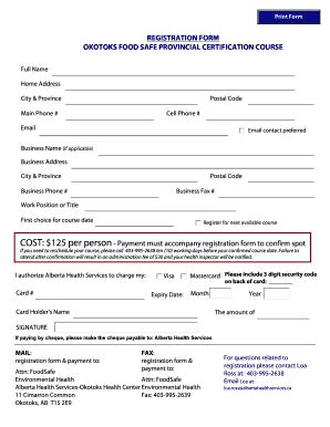 Foodsafetyonline Alberta Fill Online Printable Fillable Blank