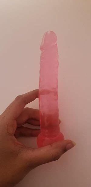 Exploring The Adam Eve Pink Jelly Slim Dildo Xndoll