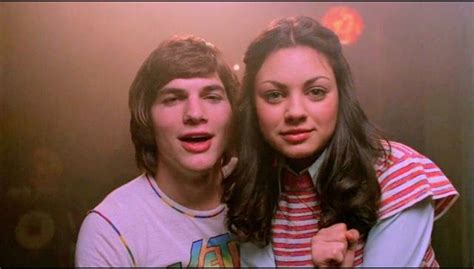 Mila Kunis And Ashton Kutcher Jackie Burkhart And Michael Kelso That 70s Show Shared To Groups
