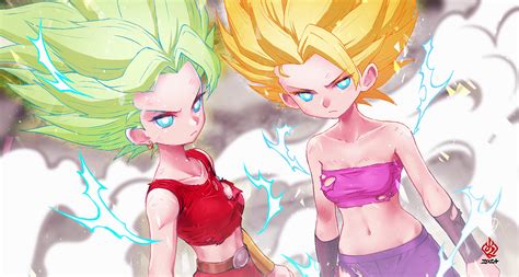 Caulifla And Kale Dragon Ball And 1 More Drawn By Kanchiyo Danbooru