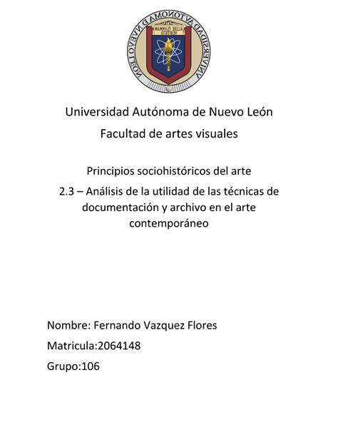 2 3 Análisis de la utilidad de las técnicas de documentación y archivo