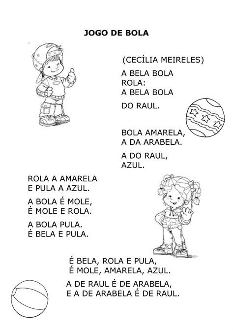 Pin De Maria Em Poemas Infantis Poesia Infantil Poemas Infantil