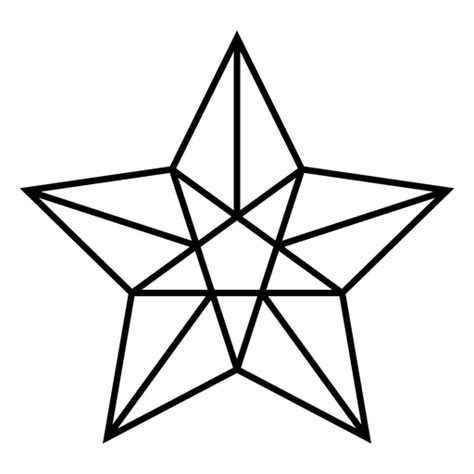 Diseños PNG de estrella 3d para camisetas Merch