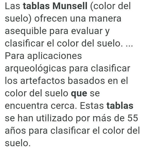 Que Es La Tabla De Munsell Brainly Lat
