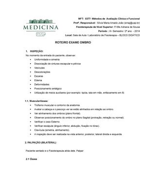 Testes Especiais Mmii Testes Especiais Mmii Quadril Teste De