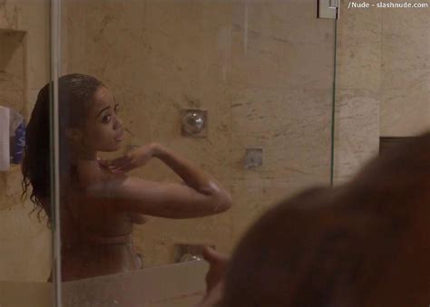 Nhya Fields Cedon Nude Shower Scene In Ballers Photo Nude
