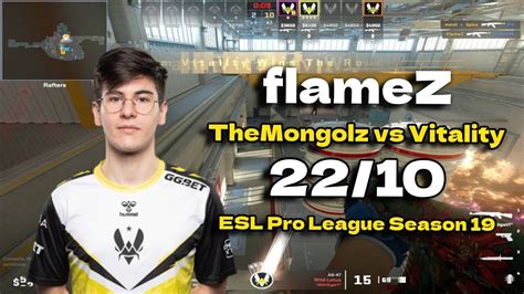 CS2 POV Vitality FlameZ 22 10 Vs TheMongolz Nuke ESL Pro League