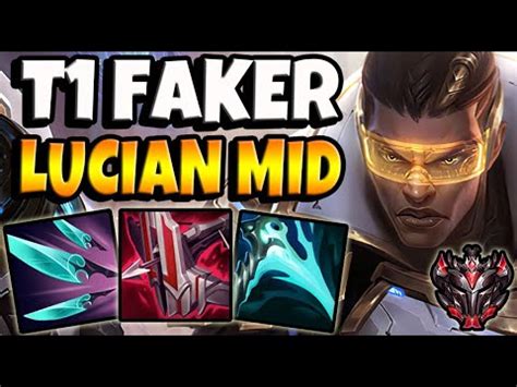 T Faker Lucian Mid Vs Irelia Patch Ranked Korea Youtube