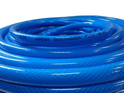Mangueira de Quintal Flexível Reforçada Azul 1 2pol 40m Mangueira