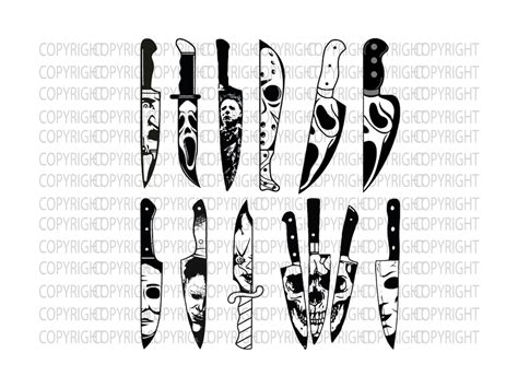 Horror SVG Knife Svg Horror Movie Characters Svg Michael Myres Svg