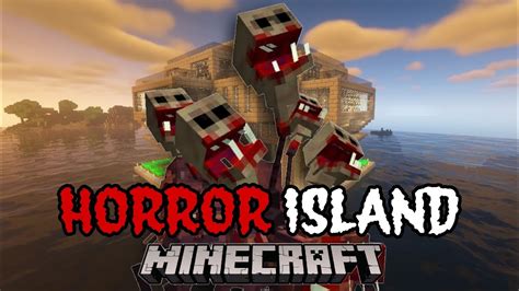 Hari Di Minecraft Hardcore Horror Island Youtube