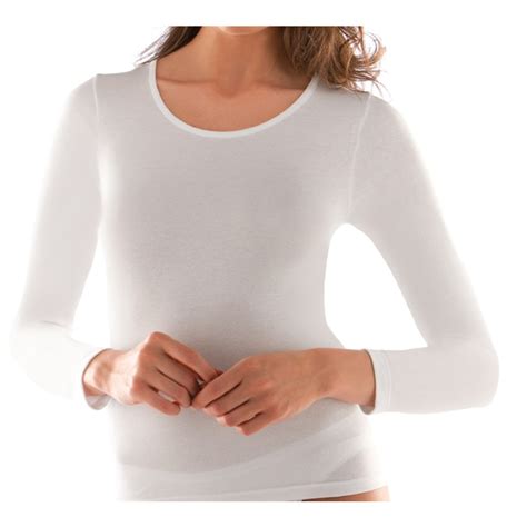 Maglia Donna Liabel Girocollo Manica Lunga 100 Caldo Cotone 0282836