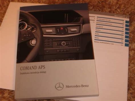 Mercedes W212 Comand Aps instrukcja obsługi E 212 za 78 zł z Katowice