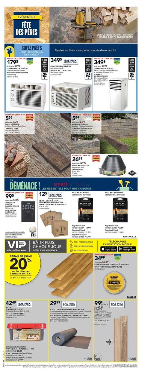Rona Qc Flyer June To