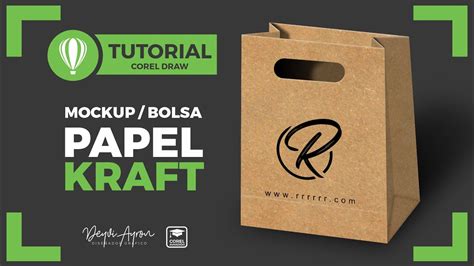 Como Hacer Una Bolsa PAPEL KRAFT En CorelDraw Paso A Paso Link De