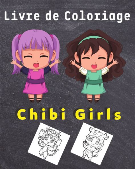 Buy Livre De Coloriage Chibi Girls Livre De Coloriage Pour Les Enfants