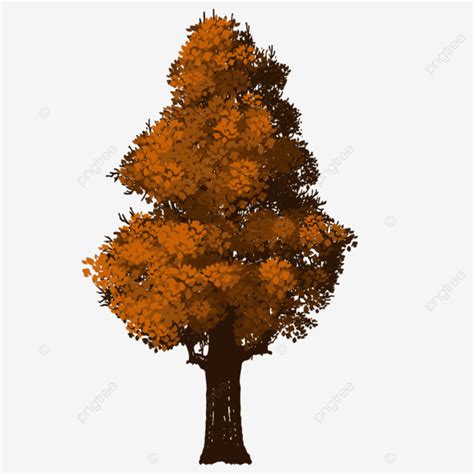 Hermosa Ilustración De árbol De Otoño PNG Ilustración Del árbol De