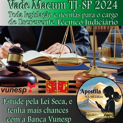 Vade Macum TJ SP 2024 Toda legislação e normas atualizadas para o