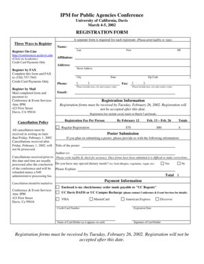 Fillable Online Cevs Ucdavis Contact Us Conference And Event