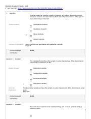 NSG 6101 W3 Knowledge Check Docx NSG6101 Research Week 3 QUIZ 2nd