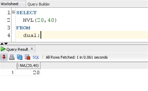 oracle tutorial nvl function explained with examples