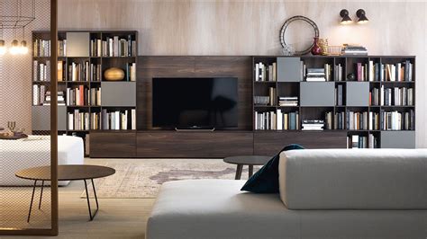 Meuble Tv Biblioth Que Salon Optimal Annecy Int Rieur Meuble Bas