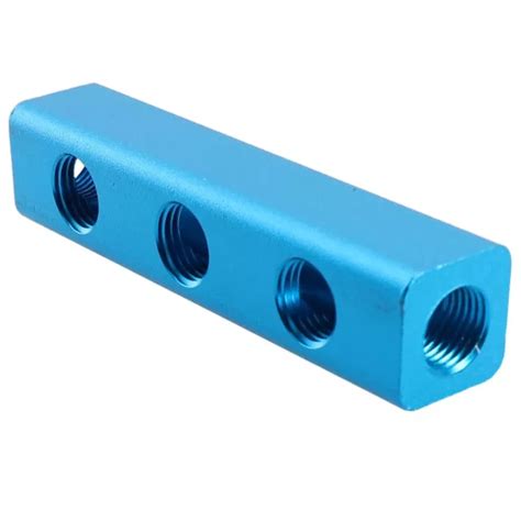 SPLITTER BLOC COLLECTEUR De Tuyaux D Air En Aluminium 3 Voies Robuste