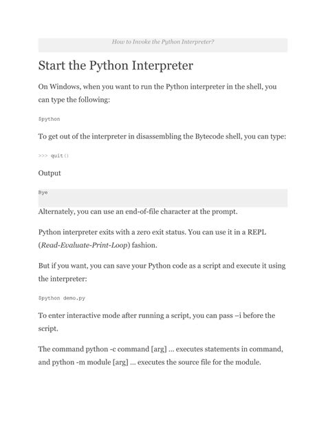 ppt what is python interpreter powerpoint presentation free download id 12346185