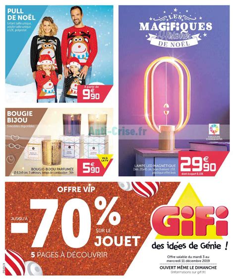 Anti crise fr Catalogue Gifi du 03 au 11 décembre 2019GIFI le