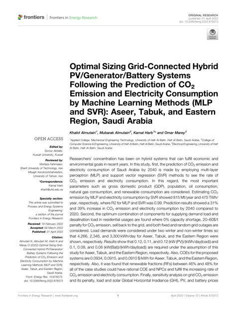 pdf optimal sizing grid connected hybrid pv generator battery systems following the prediction