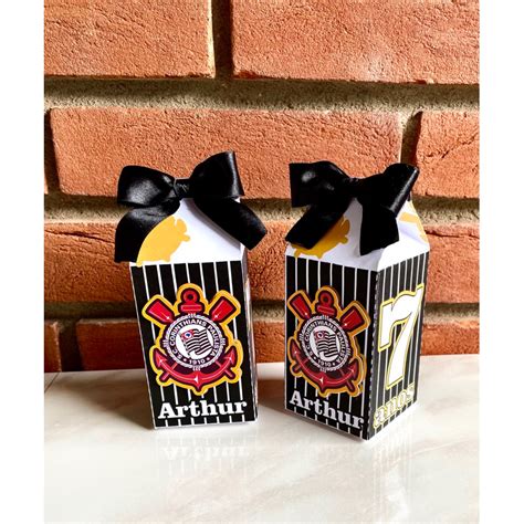 10 Caixas Milk Corinthians Shopee Brasil