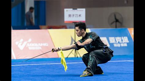 男子刀术 第1名 常志昭 甘肃 9 806分 2022年贵人道杯全国武术套路锦标赛 China National Wushu Taolu