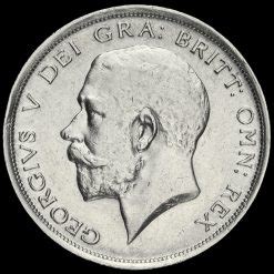 1919 George V Silver Half Crown Scarce GVF
