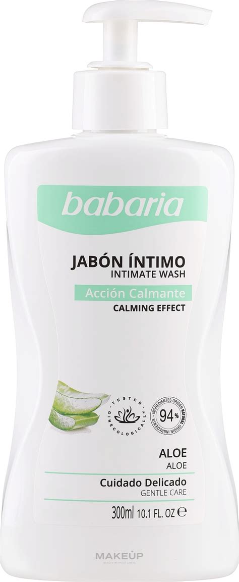 Babaria Intimate Hygiene Soap Aloe Vera Jabón íntimo calmante con