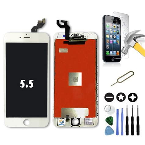 Ecran Lcd Retina Vitre Tactile Sur Châssis Pour Iphone 6s Plus Blanc