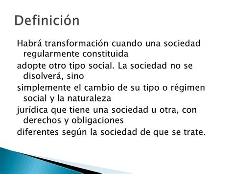 Definición de Transformación Qué es Significado y Concepto