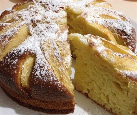 TORTA NUVOLA ALL ARANCIA CON MELE Dolce Ricetta Senza Burro Cucinare