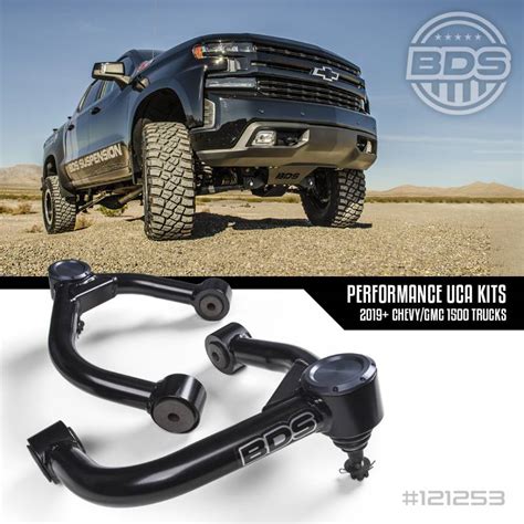 BDS Upper Control Arms 2019 Silverado Sierra 1500 2wd 4wd 121253