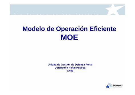 PDF Modelo de Operación Eficiente MOE cejamericas org el Modelo