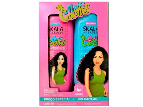 SKALA Expert Mais Cachos Shampoo And Conditioner 325ml Kit Hydrating