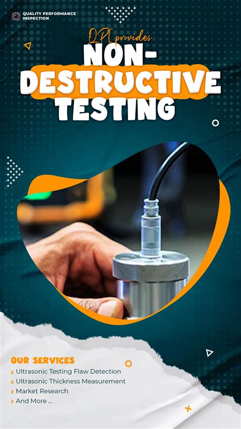 Non Destructive Testing NDT Quality Performance Inspection