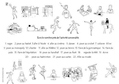 175 Loisirs Français FLE fiches pedagogiques pdf doc