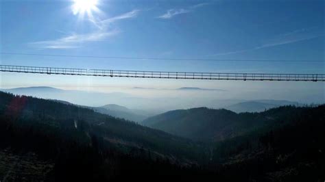 Sky Bridge Dolni Morava najdłuższy pieszy most wiszący Ośrodek Bolko