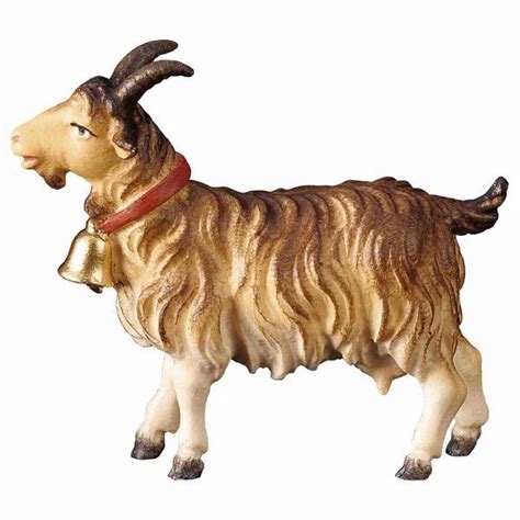 Goat With Bell Cm 23 9 1 Inch Hand Painted Ulrich Nativity Scene Val